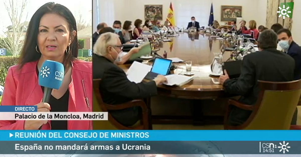 España no mandará directamente armas a Ucrania
