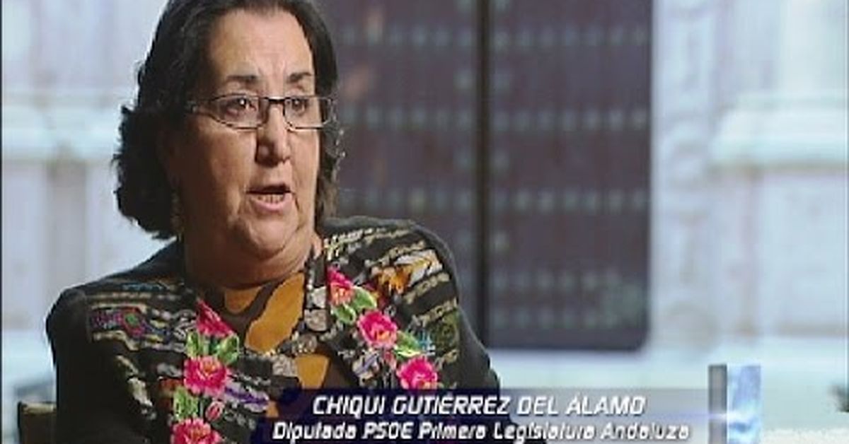 Hortensia Gutiérrez del Álamo, diputada en 1982 en el Parlamento de ...