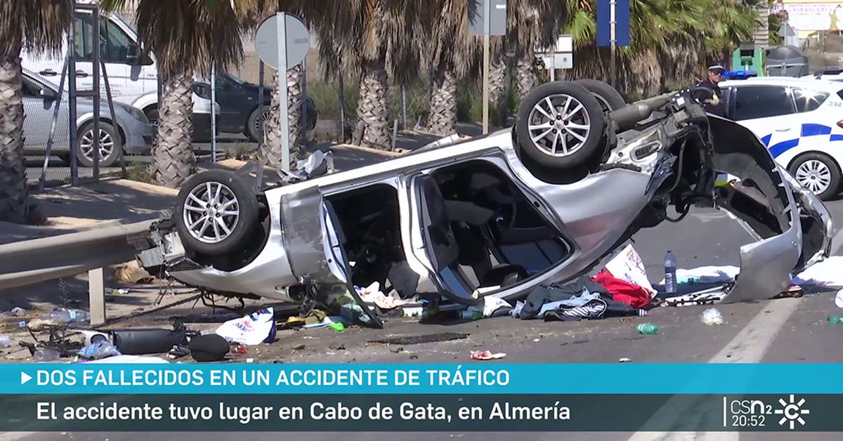 Dos fallecidos en un accidente de tráfico en Cabo de Gata