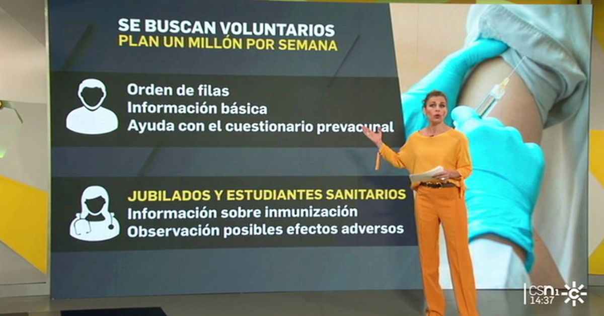 La Junta pide voluntarios para organizar la vacunación