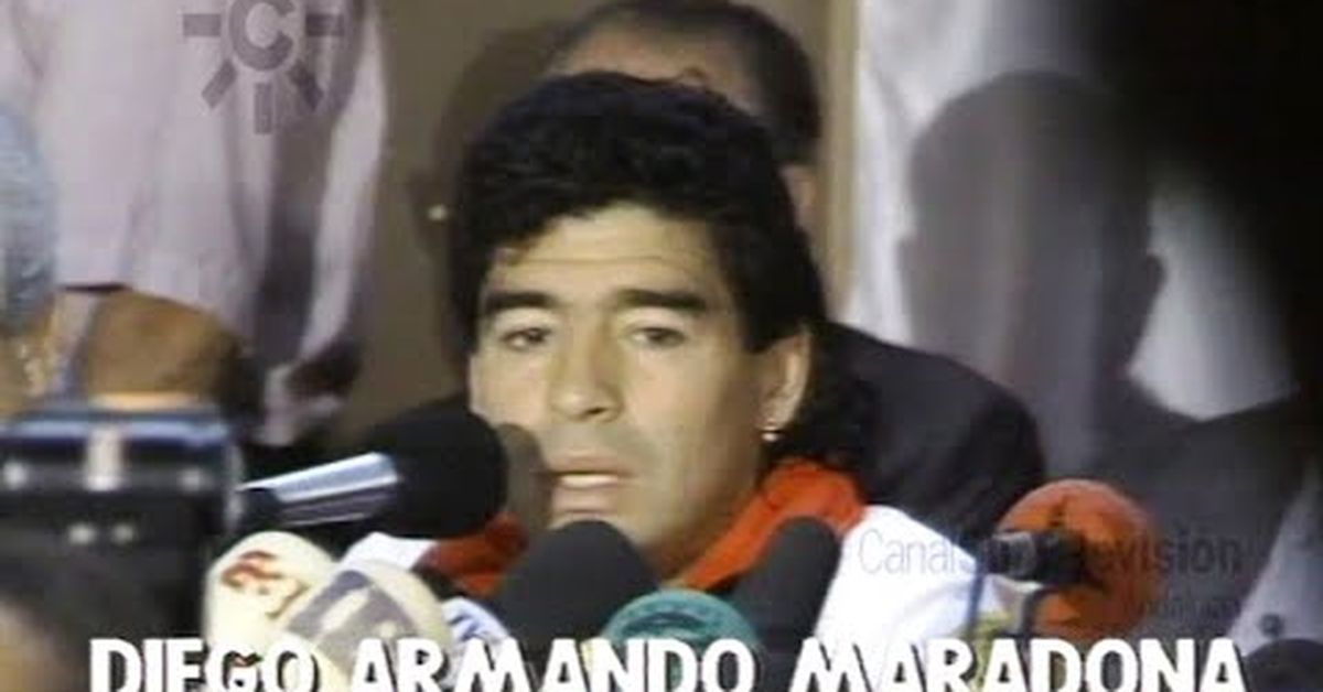 Maradona ficha por el Sevilla (1992)
