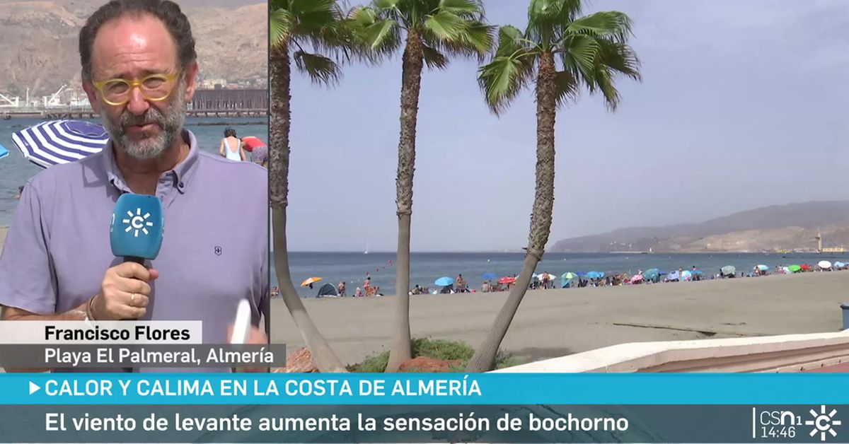 Lluvia, viento y tormentas en una noche sofocante en toda Andalucía