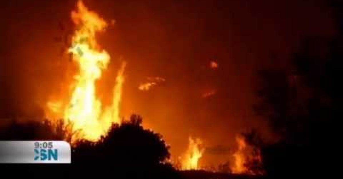 Devastador incendio forestal en la Costa del Sol de Málaga (2012)