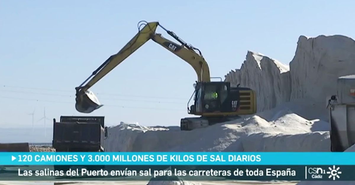 Sal de Cádiz contra Filomena