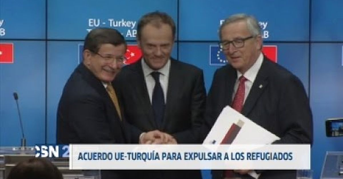 Unión Europea y Turquía, acuerdo para la expulsión de refugiados