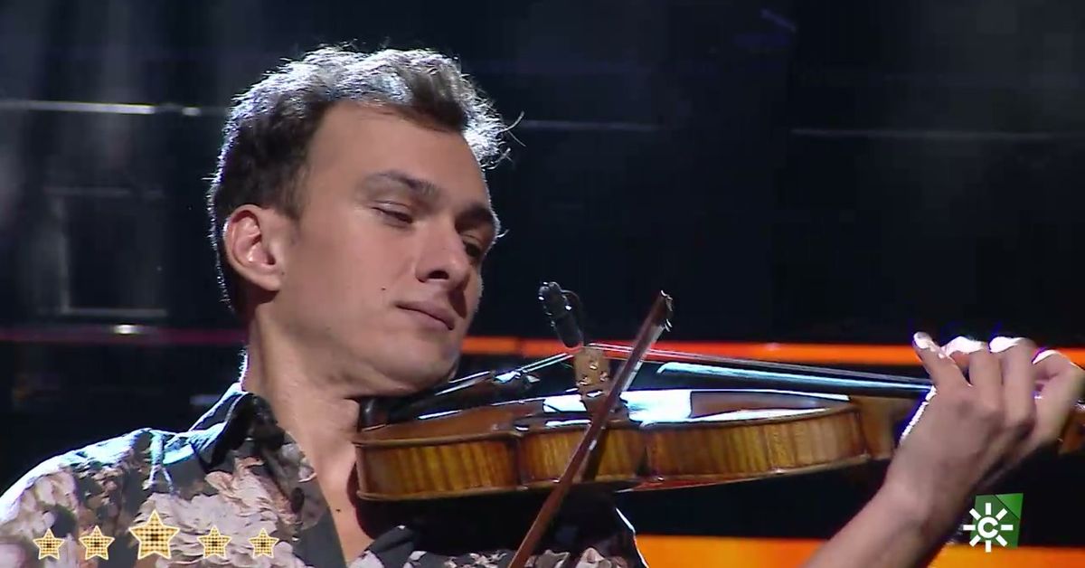 El violín de Juan Utrera canta y tiene vida de colores