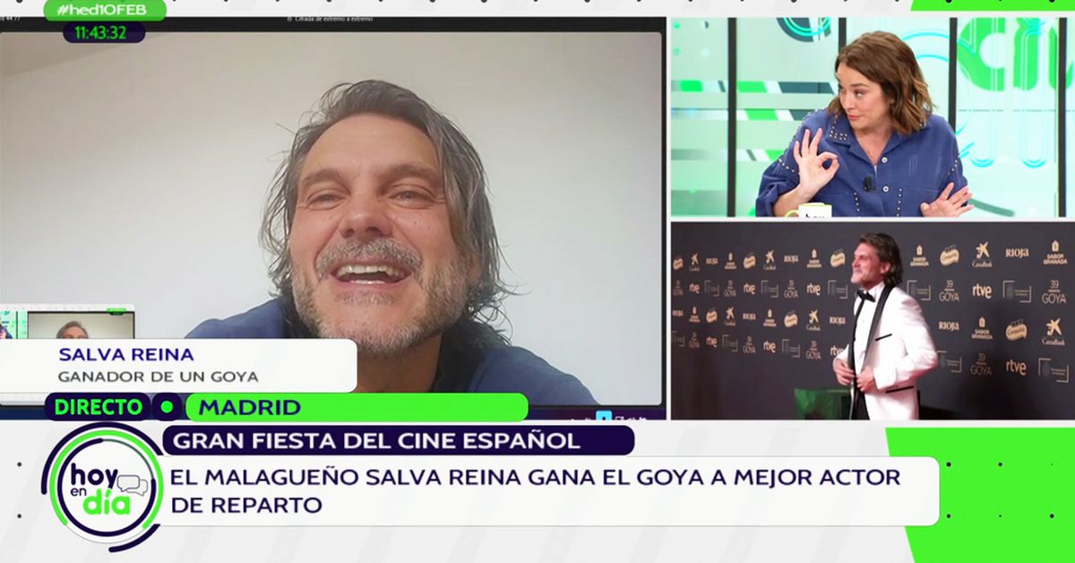 Felicitamos, en directo, a Salva Reina por su Goya al Mejor Actor de ...