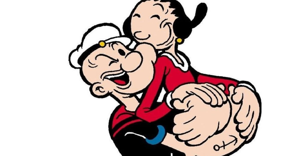 Popeye y Olivia en la noche de San Juan