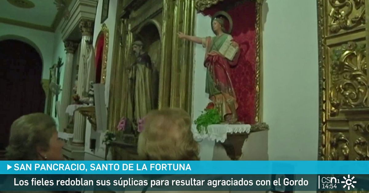 San Pancracio, el santo de la fortuna, también en Navidad