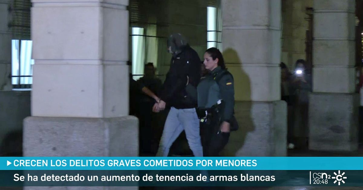 Crecen los delitos graves cometidos por menores
