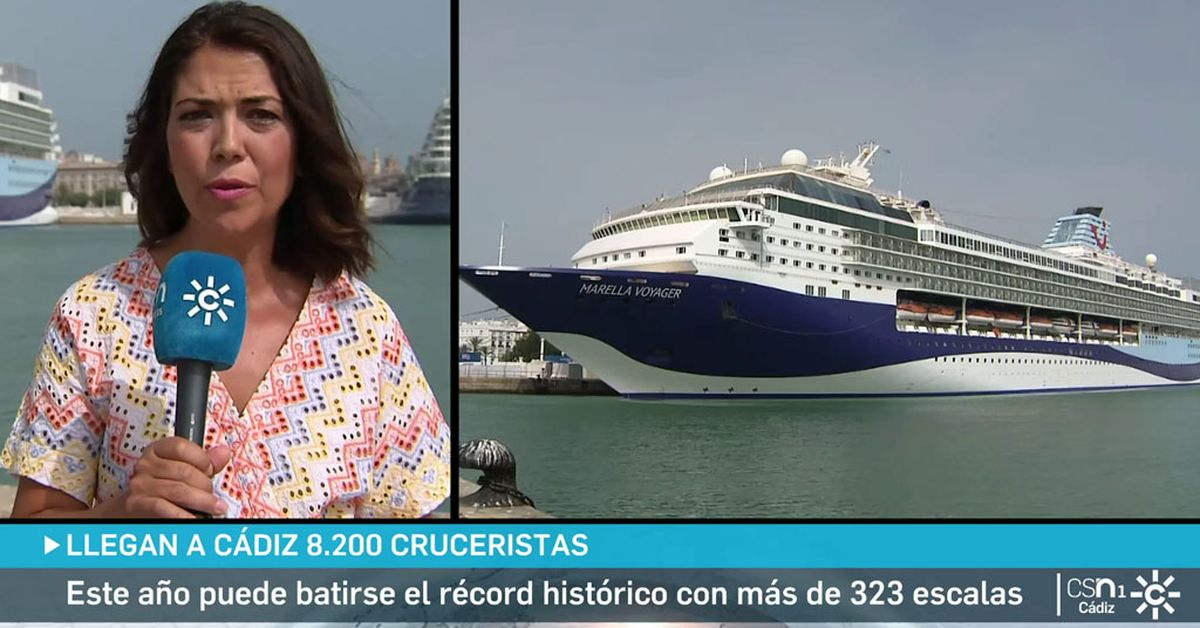 8.200 cruceristas desembarcan en Cádiz