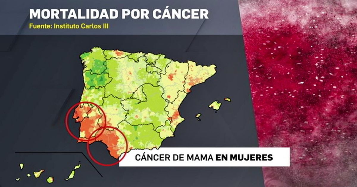 Así es el "mapa" del cáncer en Andalucía