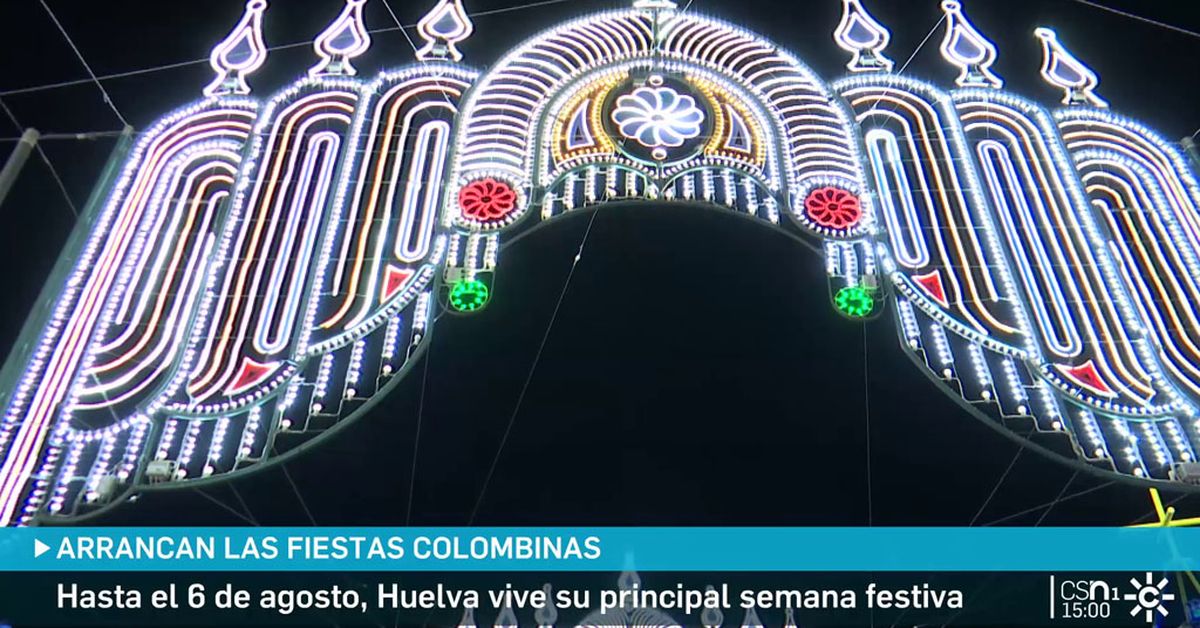 Las Colombinas llenan de fiesta y color la ciudad de Huelva