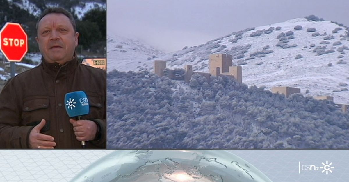 Manto blanco en la Sierra de Segura
