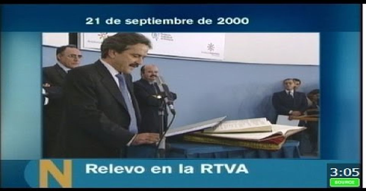 El periodista Rafael Camacho, director general de la RTVA (2000)