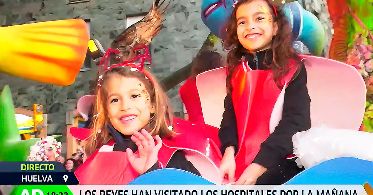 Los Reyes Magos recorren en Huelva una distancia de casi 9 kilómetros
