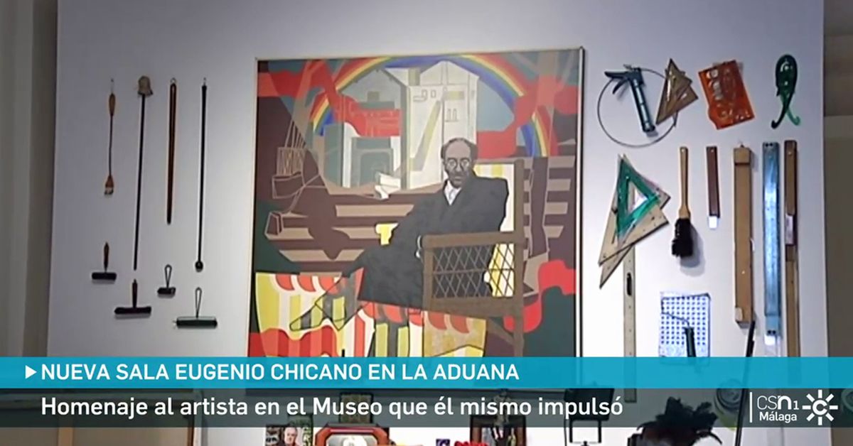 El Museo de Málaga homenajea a Eugenio Chicano con una sala con su nombre