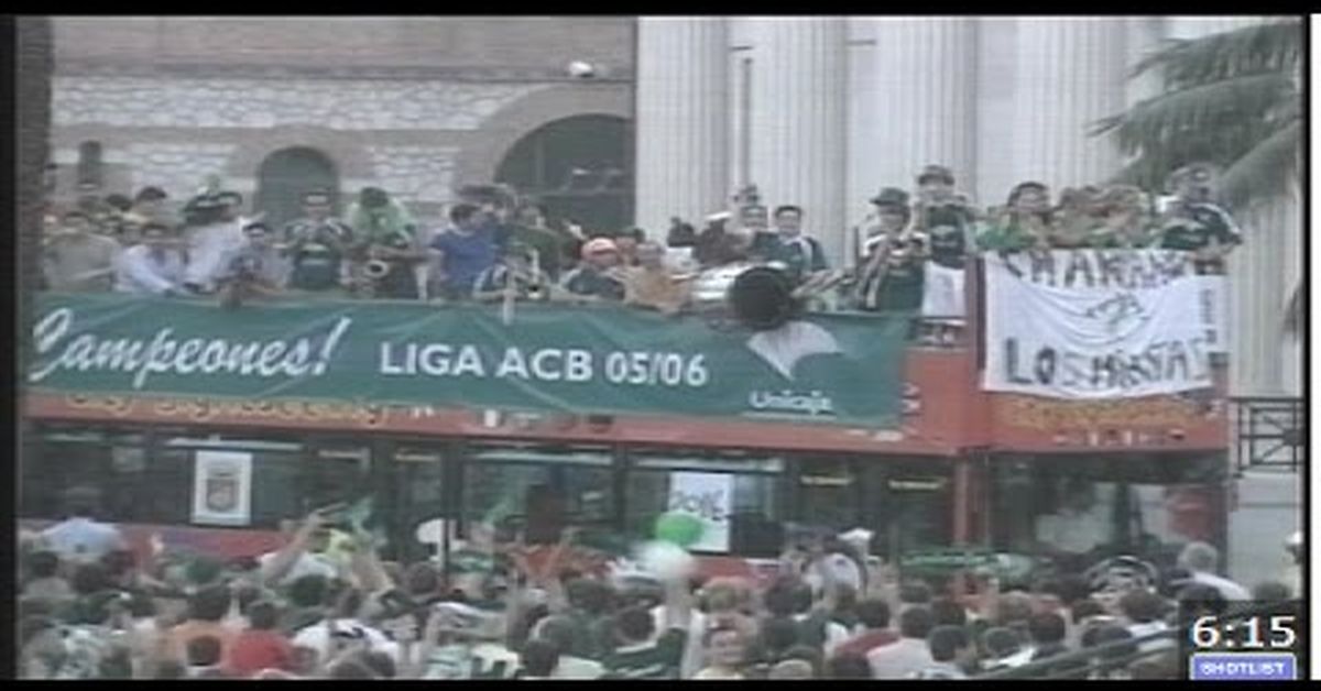 El Unicaja, campeón de la liga ACB con Scariolo, celebra la victoria en ...