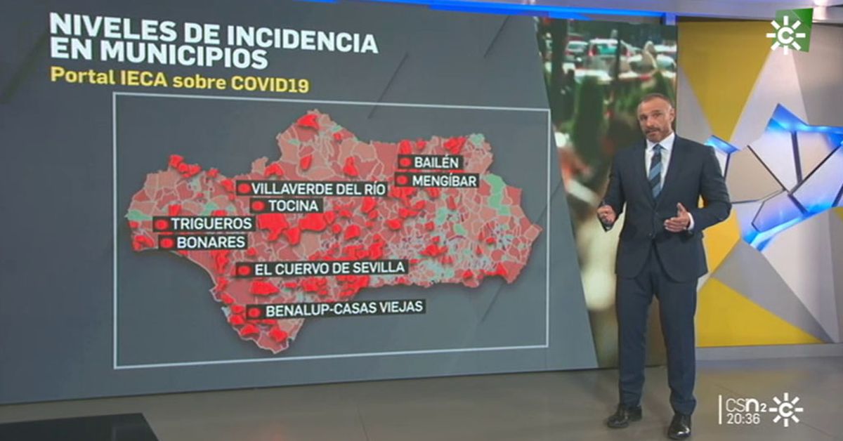 Toque de queda para ocho municipios andaluces