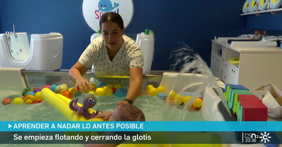 Los bebés pueden aprender a no ahogarse en el agua