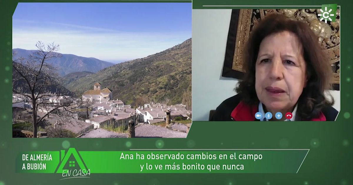 Ana ha tenido que cerrar su telar en Bubión por el confinamiento