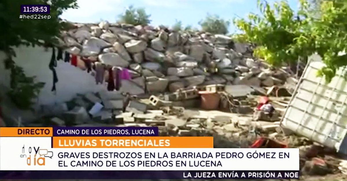 Los vecinos de Los Piedros, entre el barro: "El agua arrasó con todo"