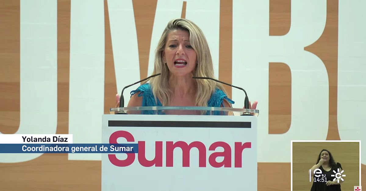 Díaz: "¿Creéis que sin Sumar hubiera cambiado España?