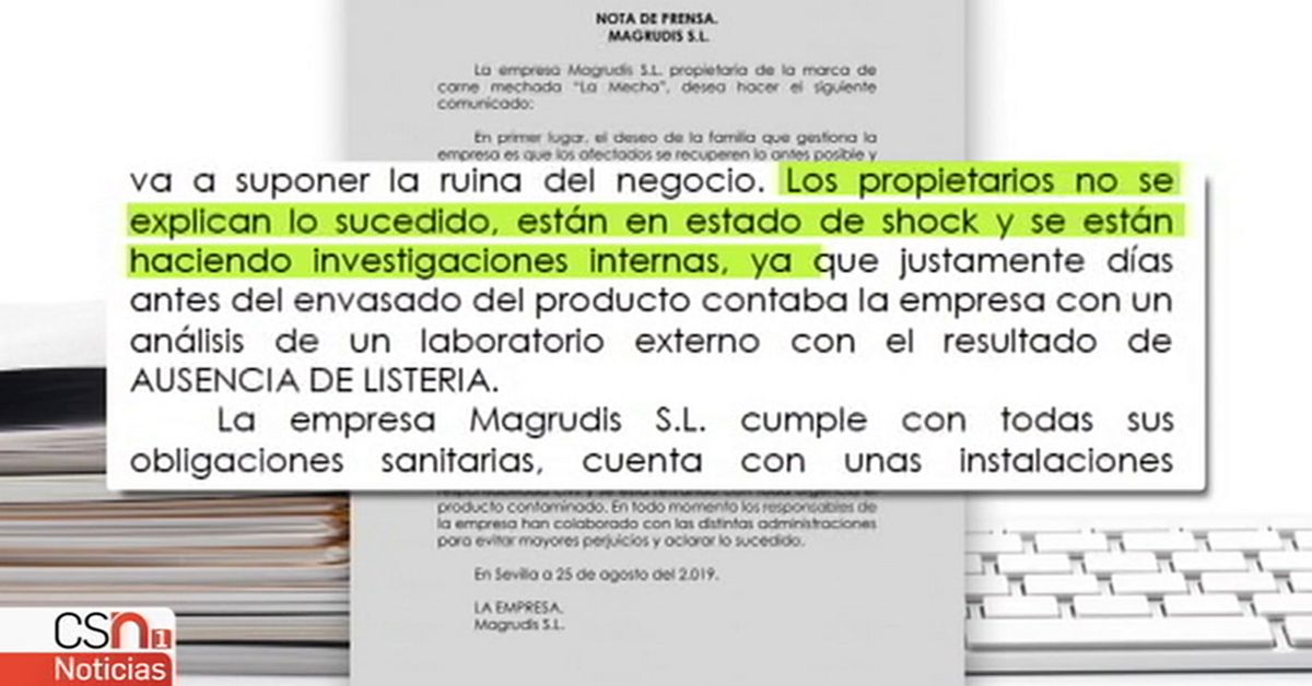 El fabricante de La Mechá "no se explica lo sucedido"