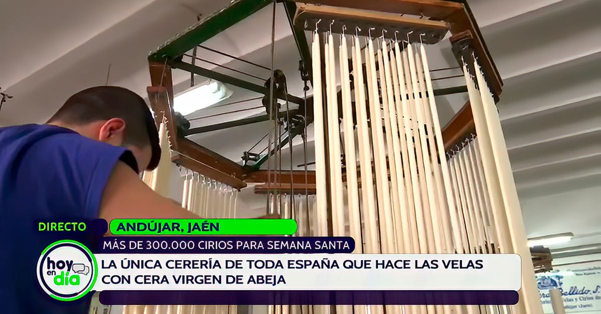 El secreto de los cirios de Andújar que iluminan las procesiones de ...