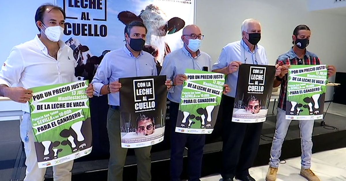 Movilización del sector de la leche por los bajos precios