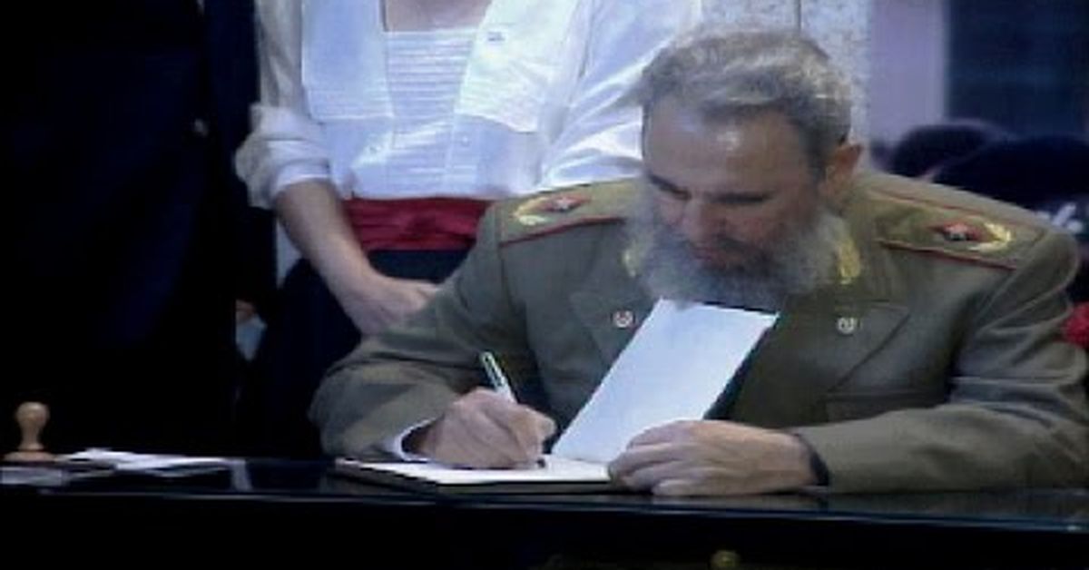 Fidel Castro visita en Sevilla la Expo 92