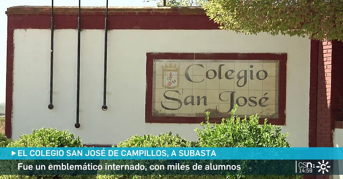 El colegio internado de Campillos sale a subasta