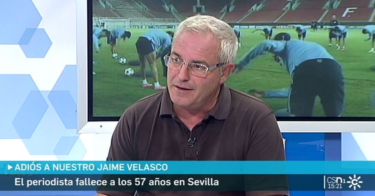 Muere Jaime Velasco, periodista deportivo de Canal Sur