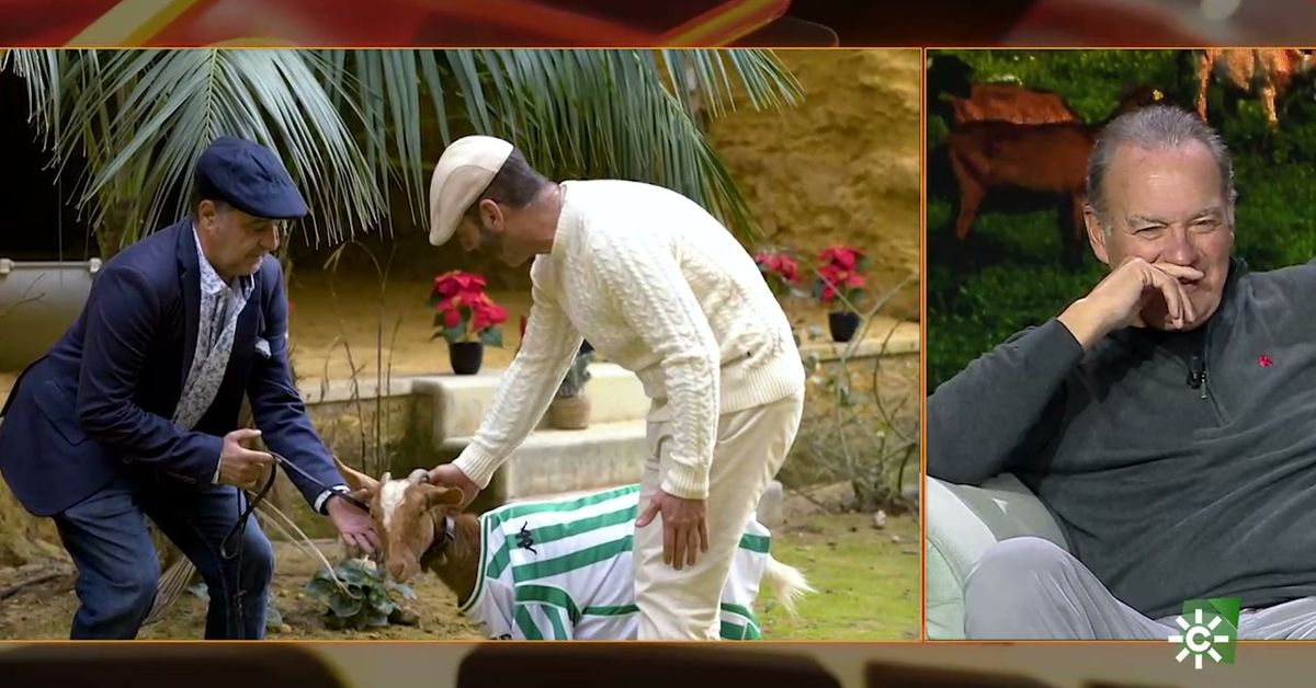 Paco Candela le canta a una cabra para animarla