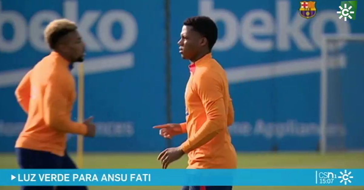 Ansu Fati empieza a salir de su calvario de lesiones, pero no estará ...