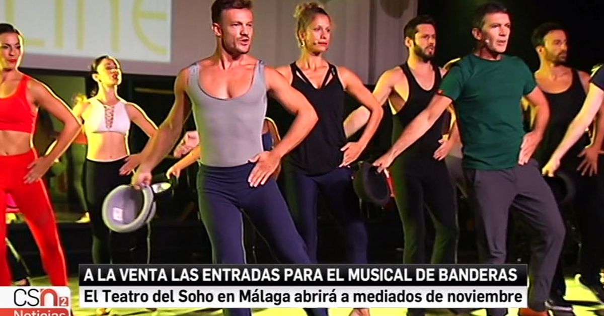 Antonio Banderas: "Las entradas para el musical A Chorus Line se ponen ...