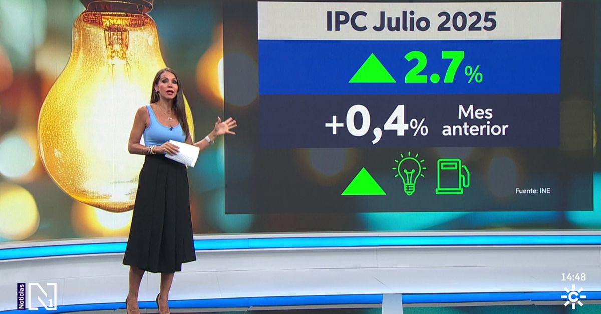 Los precios suben 2,7 % en julio por el encarecimiento de electricidad ...