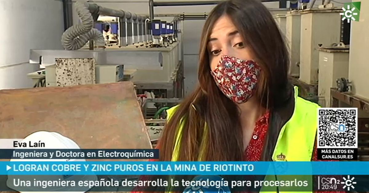 La mina de Riotinto logra cobre y zinc puros en sus instalaciones