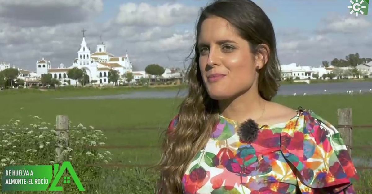 Lida, del grupo "Somos del Sur", una auténtica repobladora rociera
