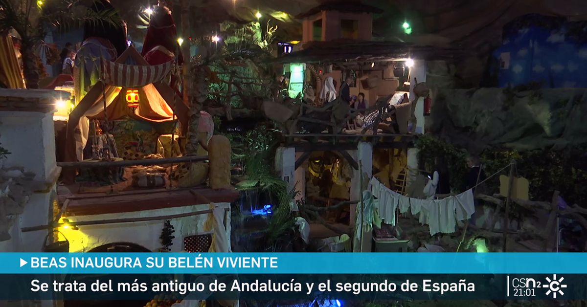 El Belén viviente de Beas, el más antiguo de Andalucía, ya se puede visitar