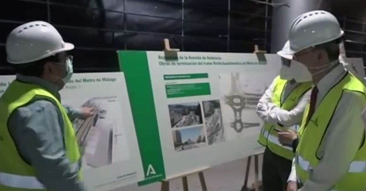 El Metro de Málaga recupera el ritmo de obras