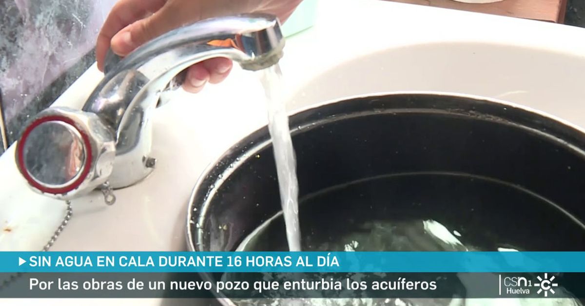 El municipio onubense de Cala padece 16 horas de cortes de agua