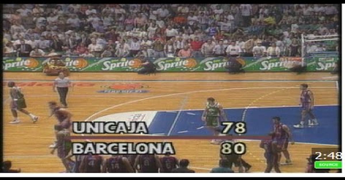 Final Liga ACB de Baloncesto 1995: Unicaja Málaga - Barcelona