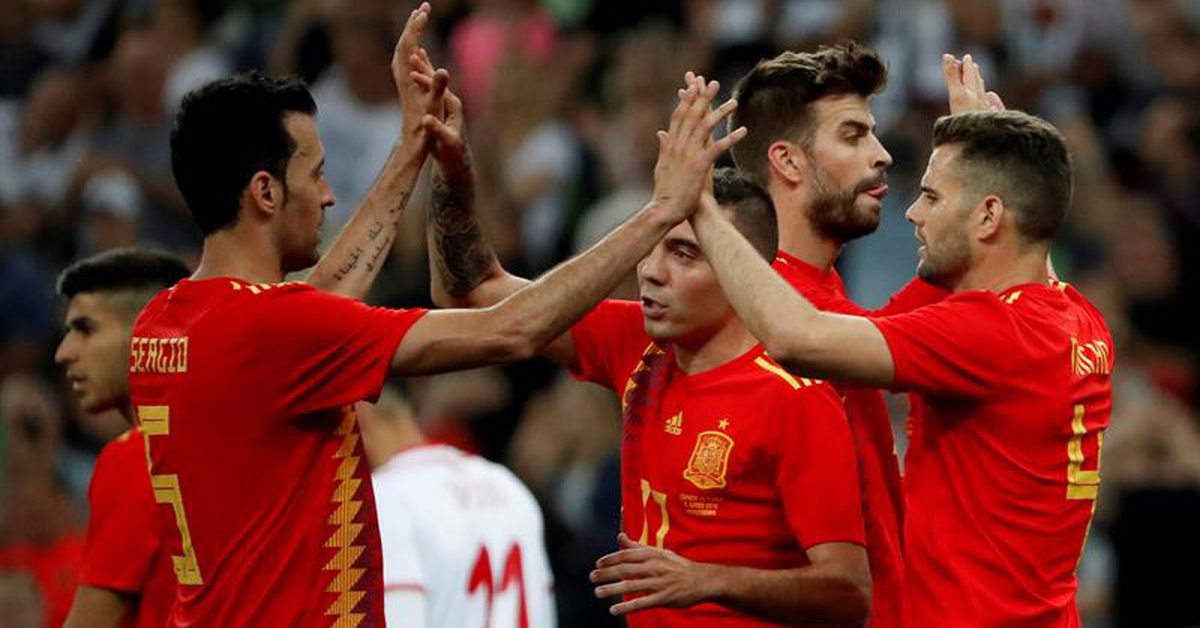 1-0. Aspas saca del atasco a España