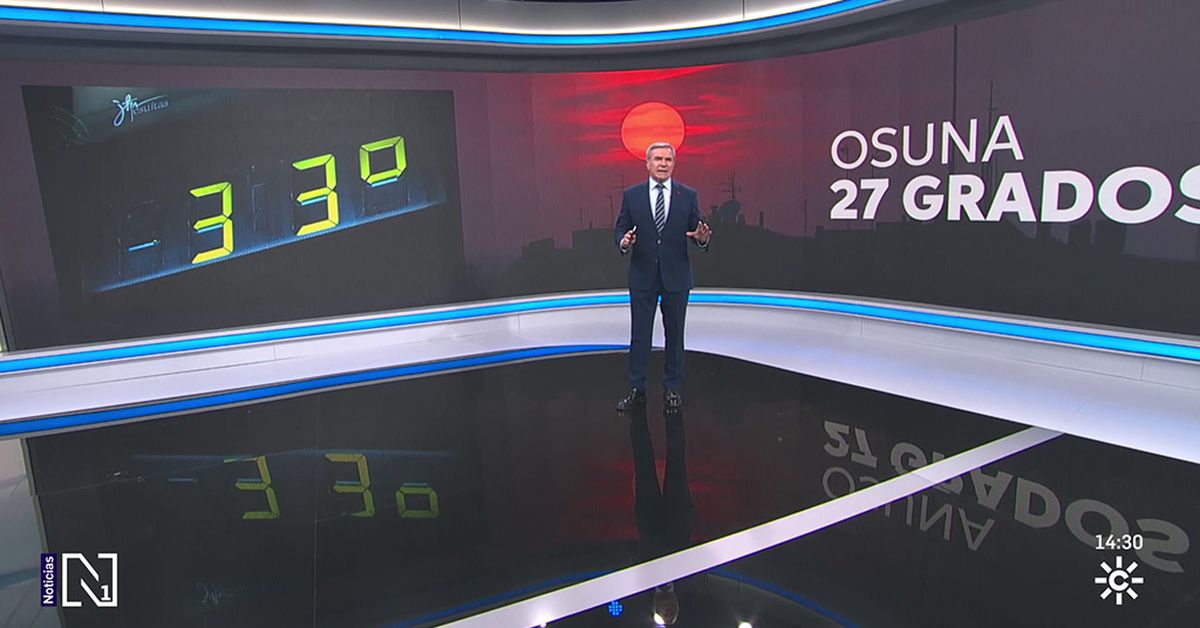 Noche tropical con mínimas por encima de los 20 grados, 27 en Osuna