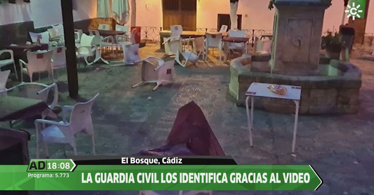 Destrozan un bar de El Bosque con un hacha y lo publican en redes sociales