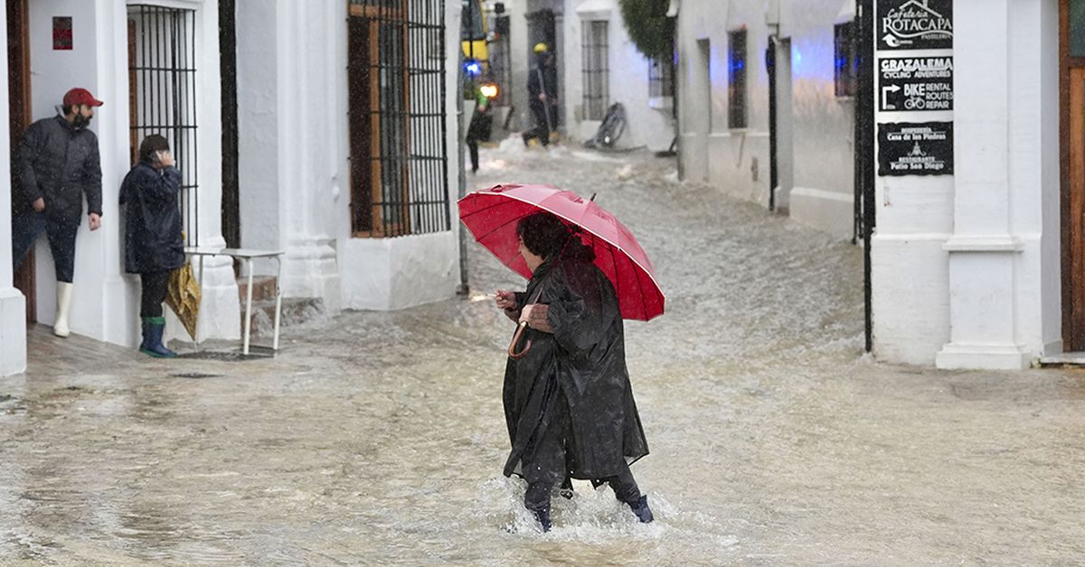 Andalucía, golpeada por un temporal histórico