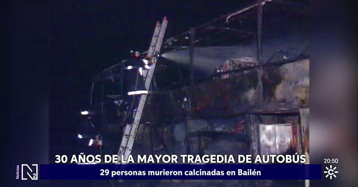 30 años del accidente de autobús de Bailén que obligó a mejorar las ...