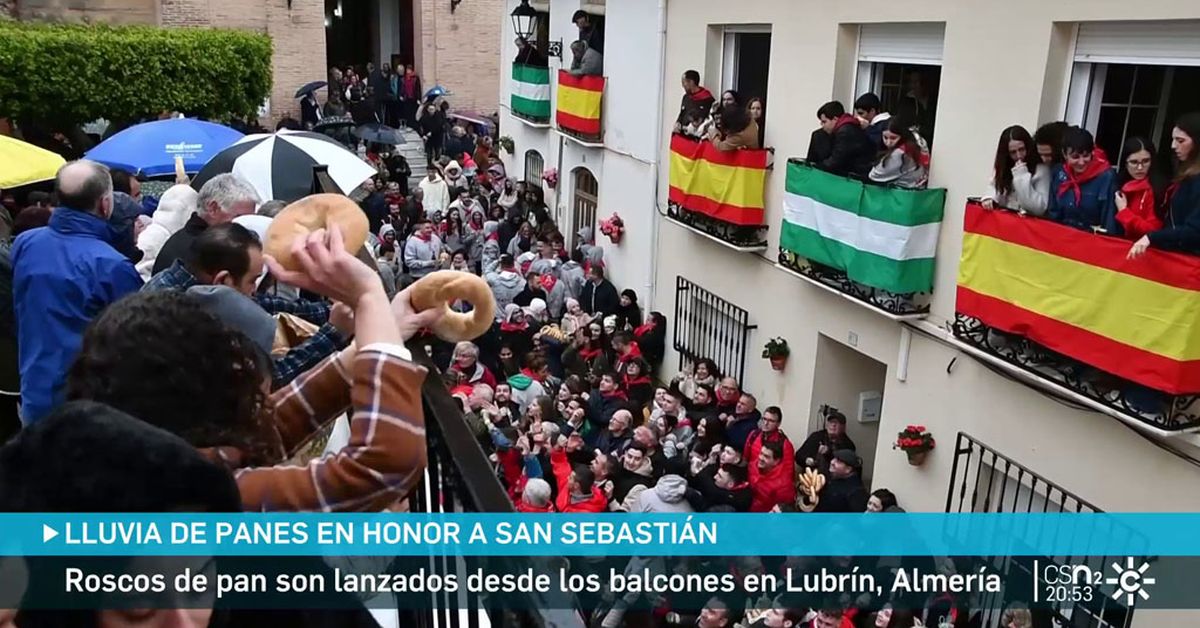 En Lubrín, la lluvia es de panes