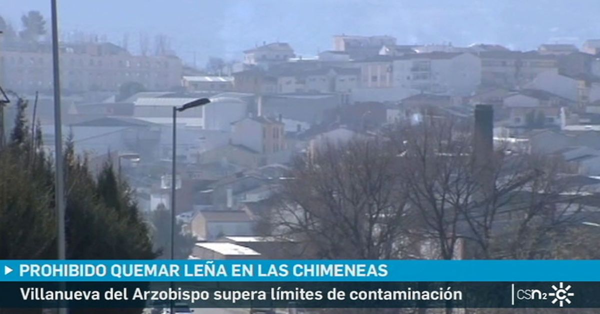 Prohibido encender la chimenea en Villanueva del Arzobispo